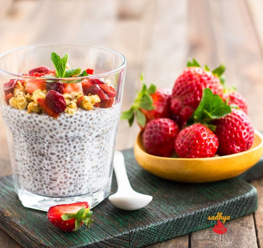 Chia Seed Pudding with 3 ingredients